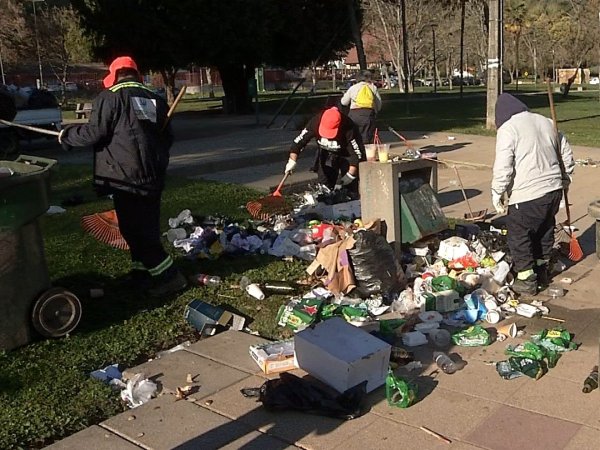 Retiraron cuatro toneladas de basura del Parque Ecuador | 24horas