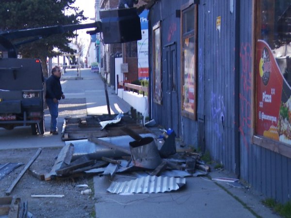 Primer temporal de viento provocó voladuras de techos | 24horas