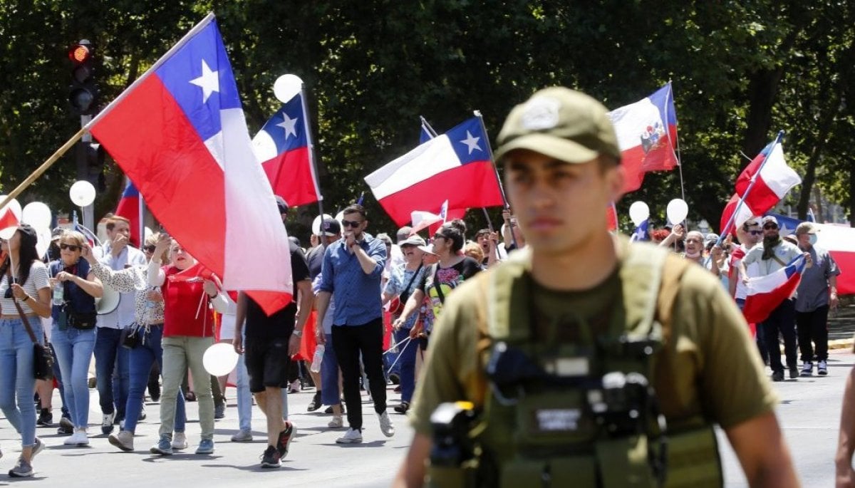 Manifestantes protestaron contra la delincuencia en la "Marcha del ...