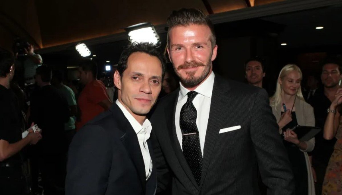 Lo dio todo: David Beckham causa furor bailando salsa junto a Marc ...