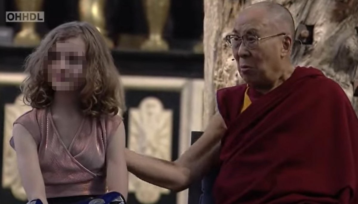 Polémica continúa: el nuevo video de Dalai Lama tocando a una niña ...