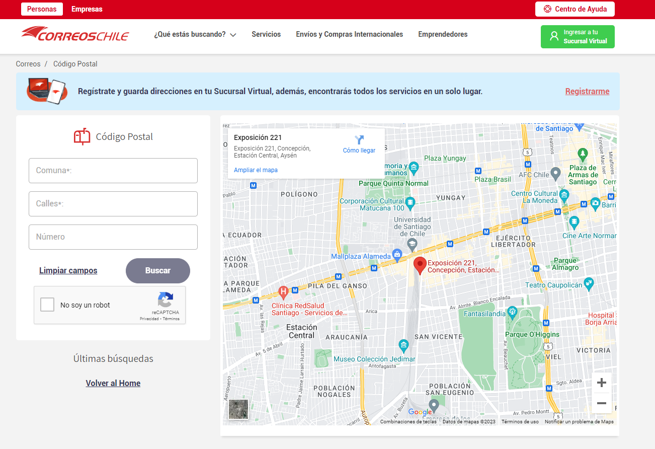 Correos De Chile Gu a Para Conocer Tu C digo Postal 24horas Correos De Chile Gu a Para Conocer Tu C digo Postal 24horas