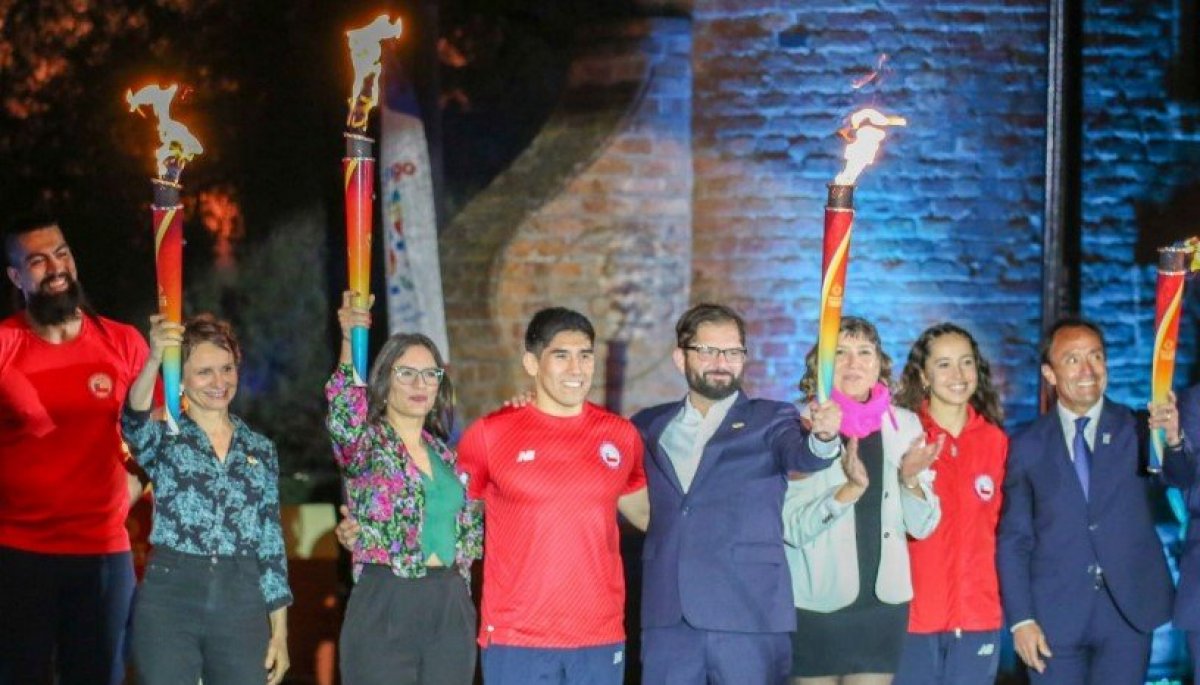 El recorrido que tendrá por Chile la antorcha de los Juegos ...