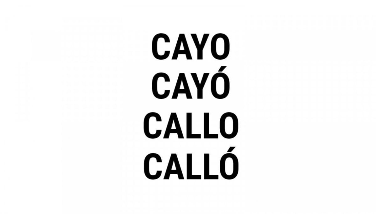 Cuál es la diferencia entre cayo, cayó, callo y calló | 24horas
