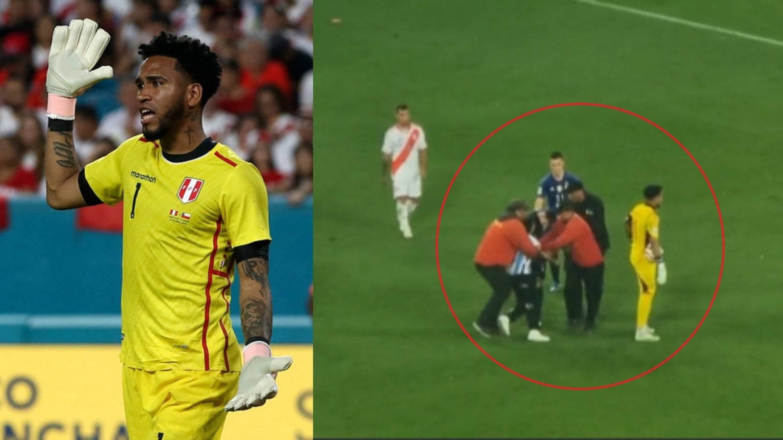 La reacción de Pedro Gallese al captar a un hincha peruano que quería ...