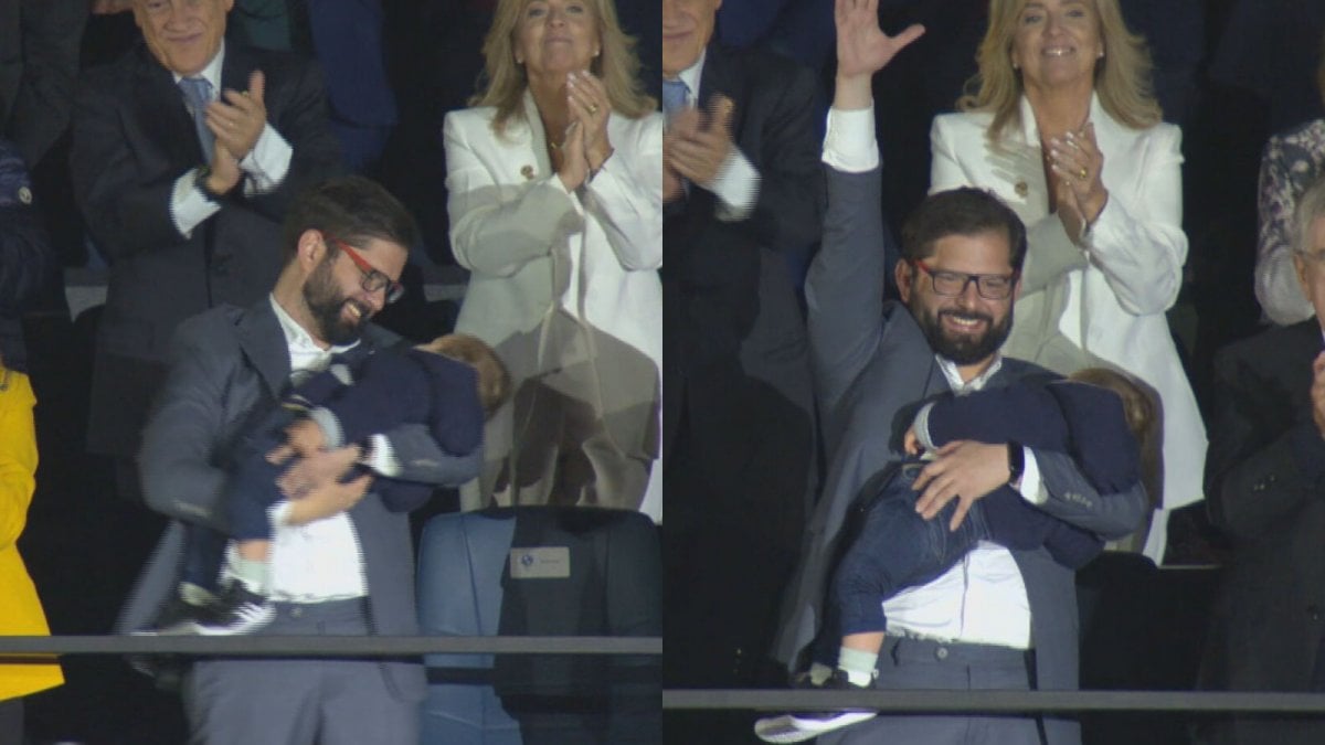 ¿Quién es el bebé en los brazos de Boric durante la ceremonia inaugural ...