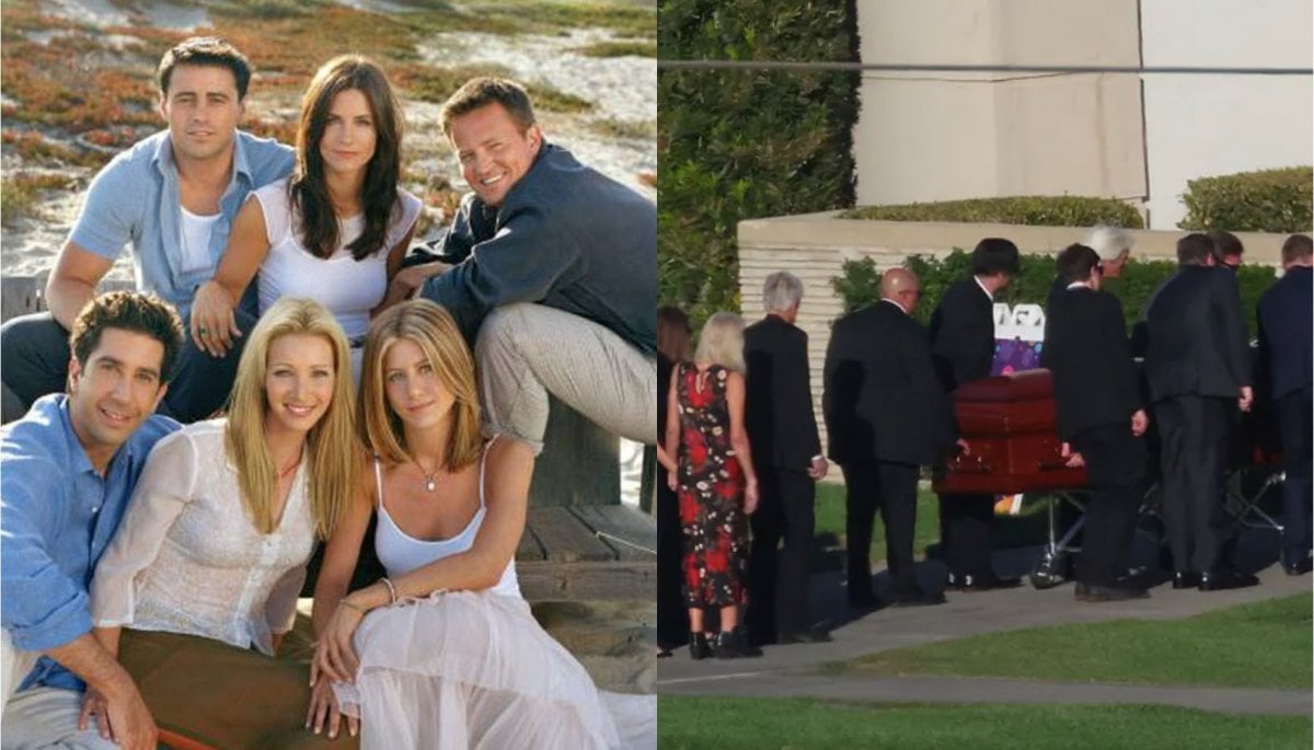 Asistió el elenco de "Friends": Así fue el íntimo funeral de Matthew ...