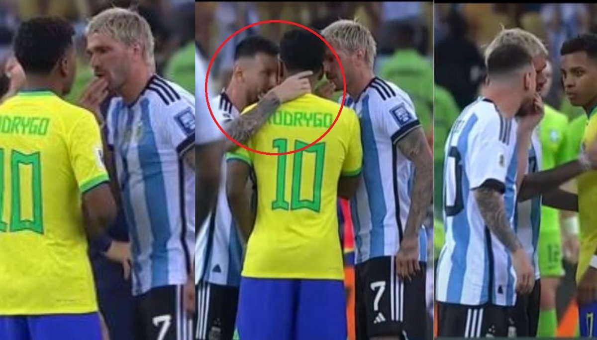 Revelan qué le dijo Lionel Messi a Rodrygo en duro encontrón en el ...