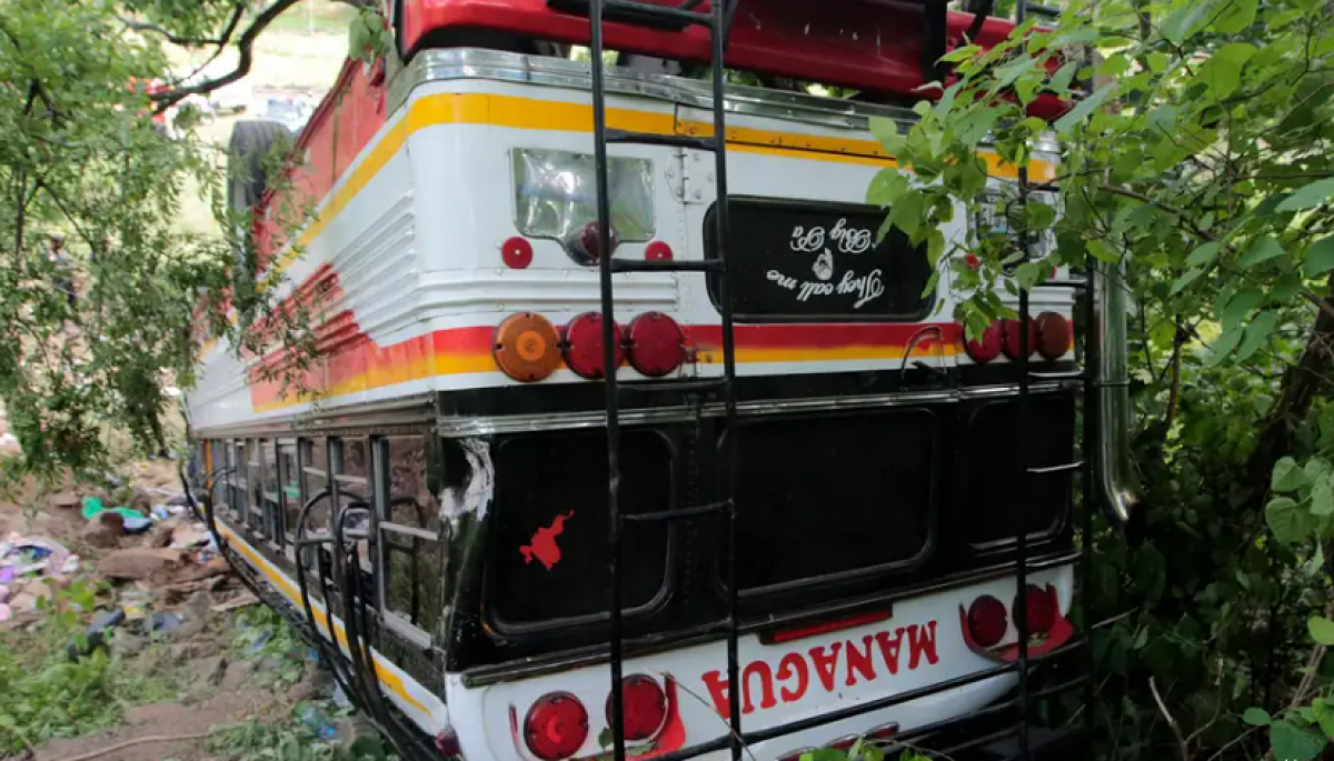 Al menos 19 muertos y 26 heridos tras accidente de autobús en Nicaragua | 24horas