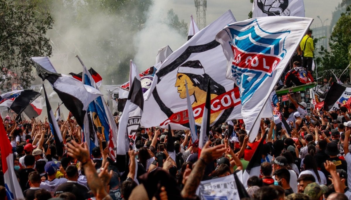 ¡Impresionante! La imagen de la hinchada de Colo Colo en el estadio de ...