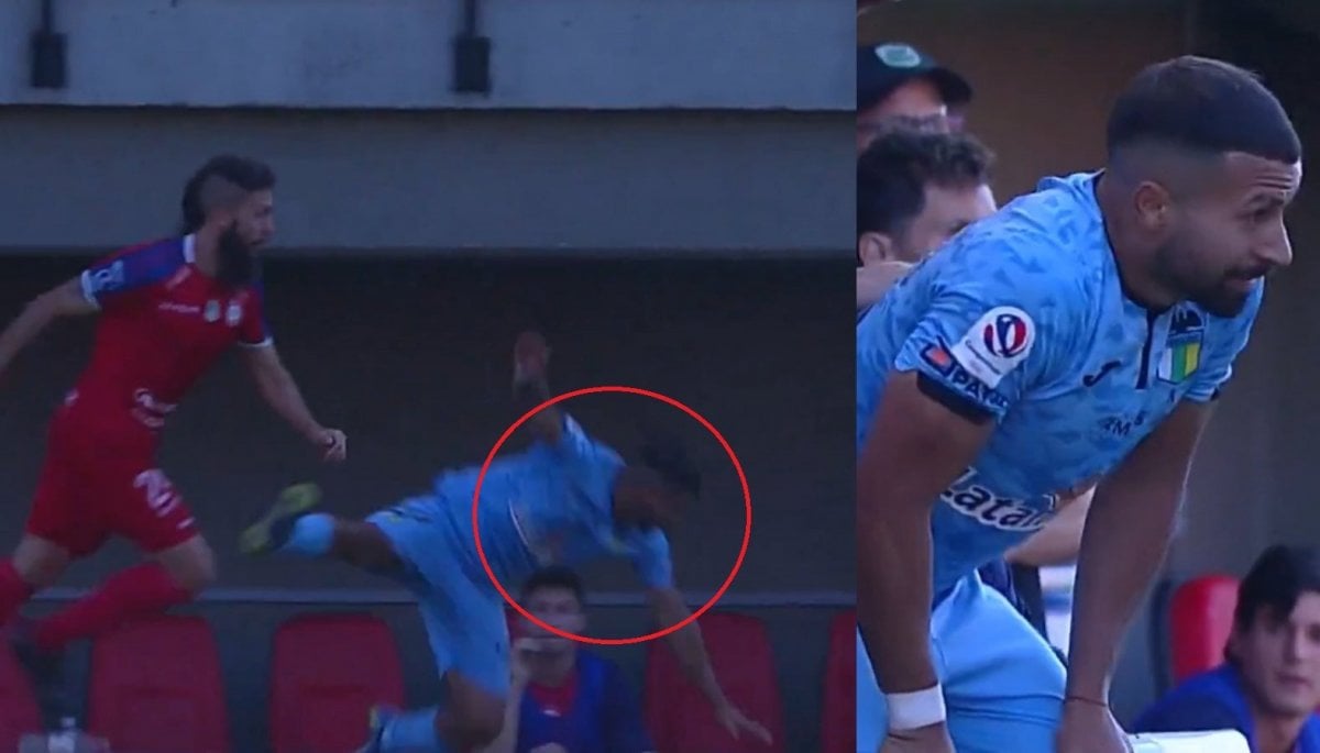 La caída de Bryan Rabello que causó preocupación en el Estadio Nicolás Chahuán | 24horas