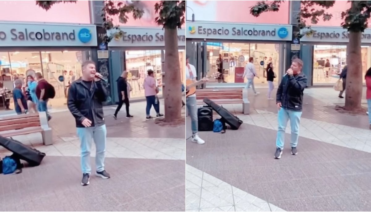 ¿Qué hacía Paolo Meneguzzi en el centro de Santiago? | 24horas