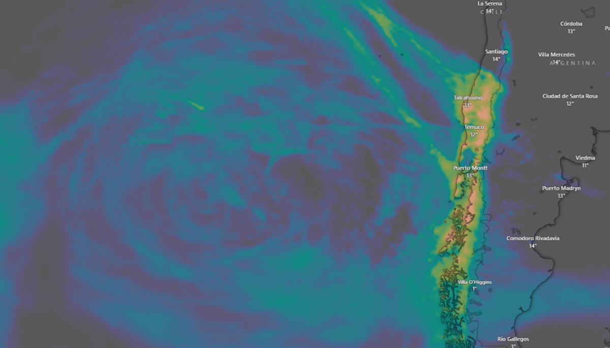 Sigue EN VIVO el avance del ciclón extratropical sobre Chile | 24horas