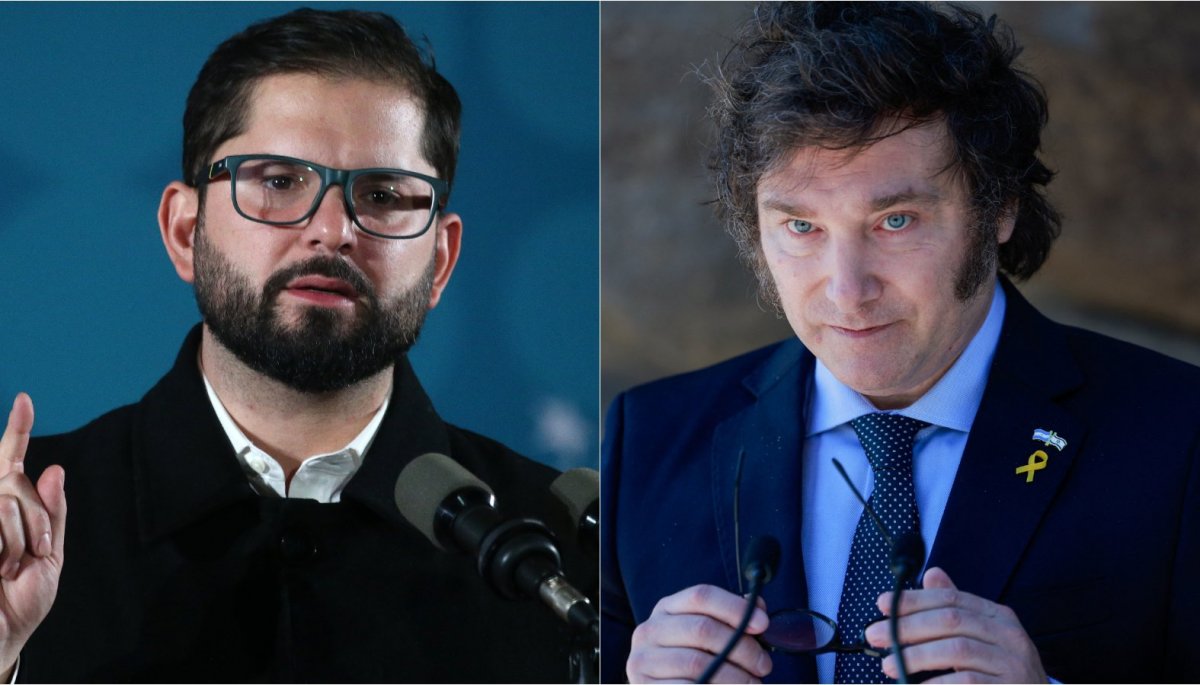 Presidente Boric habló con Milei por construcción militar en Chile ...