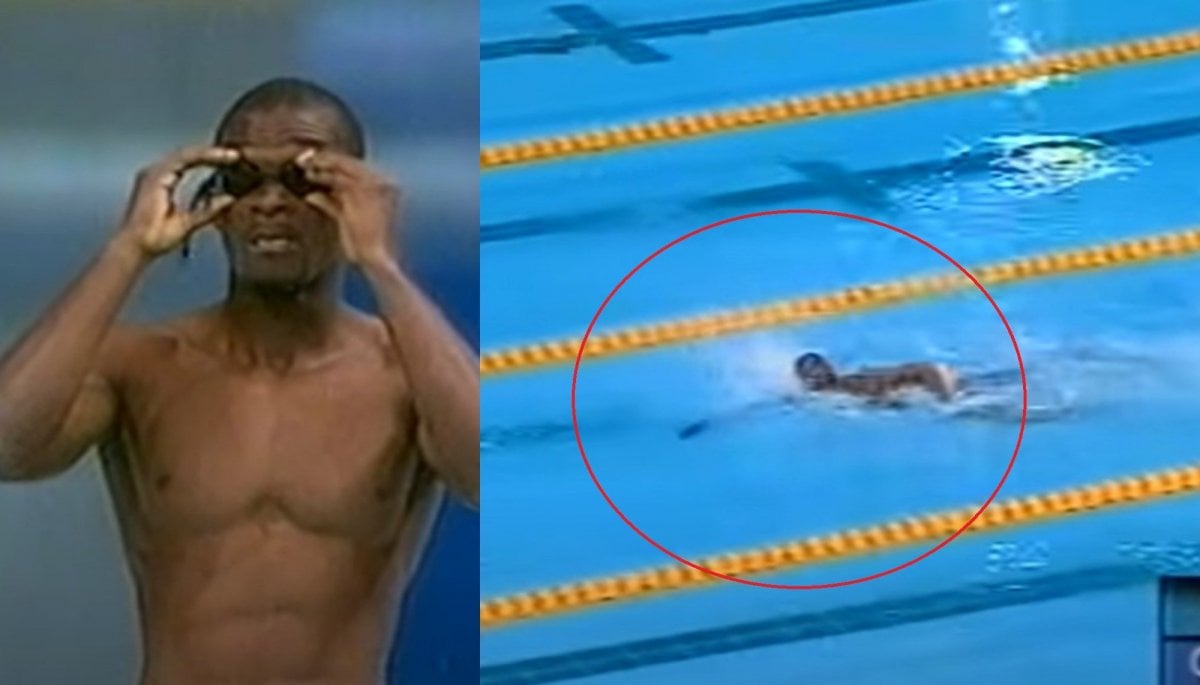 El giro que tuvo la vida de Eric Moussambani, el nadador más lento de ...