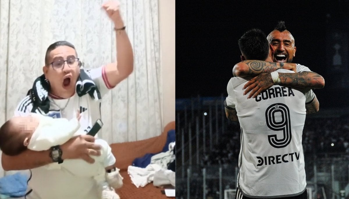 "Lo gritó en mute": papá colocolino se viralizó por su silencioso ...