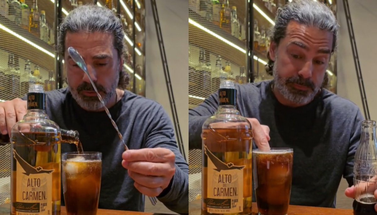 ¿La piscola se revuelve con el dedo? Argentino causó revuelo con video ...