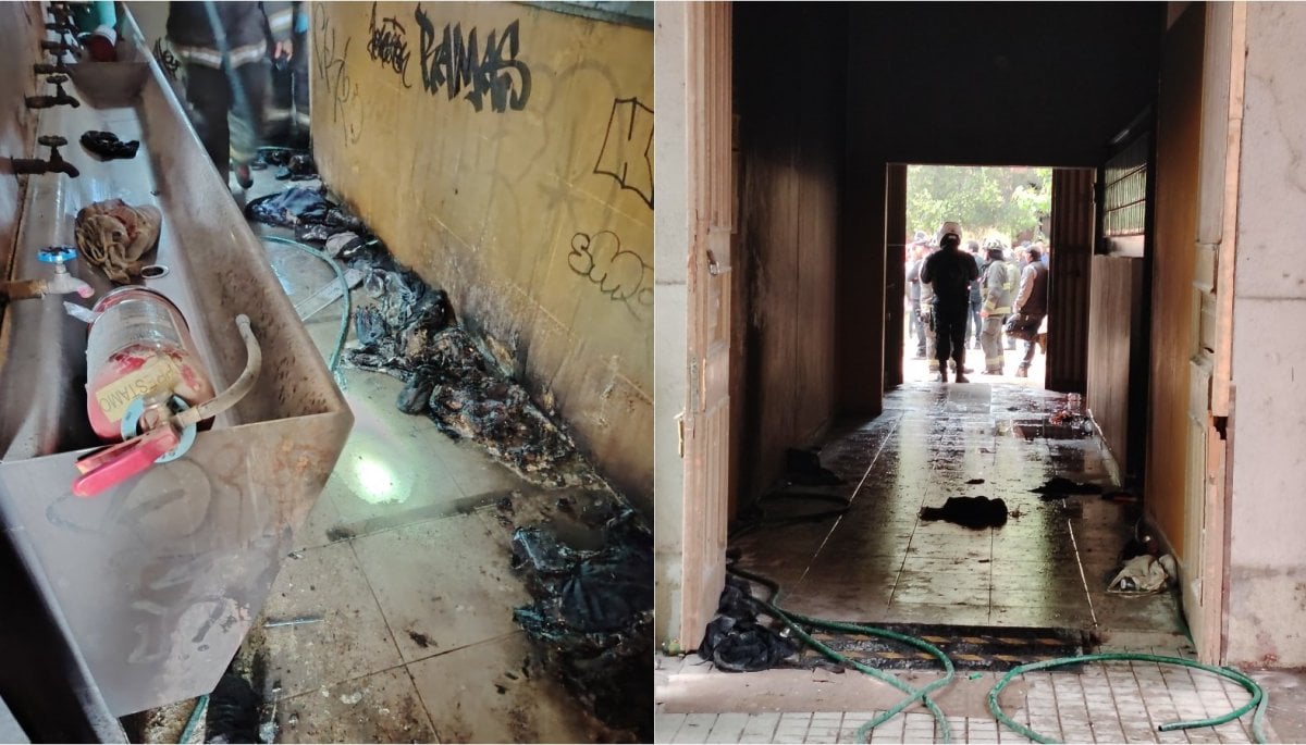 FOTOS | La destrucción en el INBA tras explosión y alumnos quemados por ...