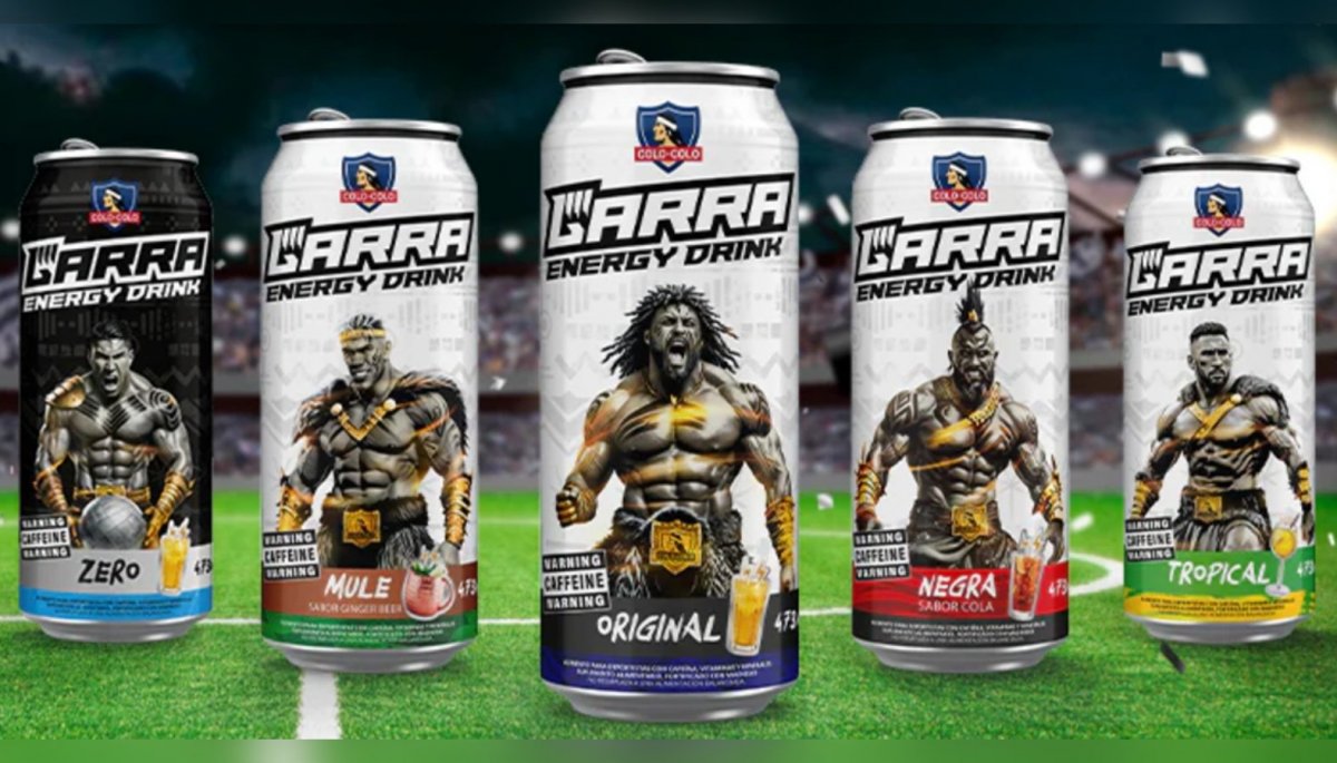 "Garra Energy Drink": Colo Colo presentó su primera bebida energética ...